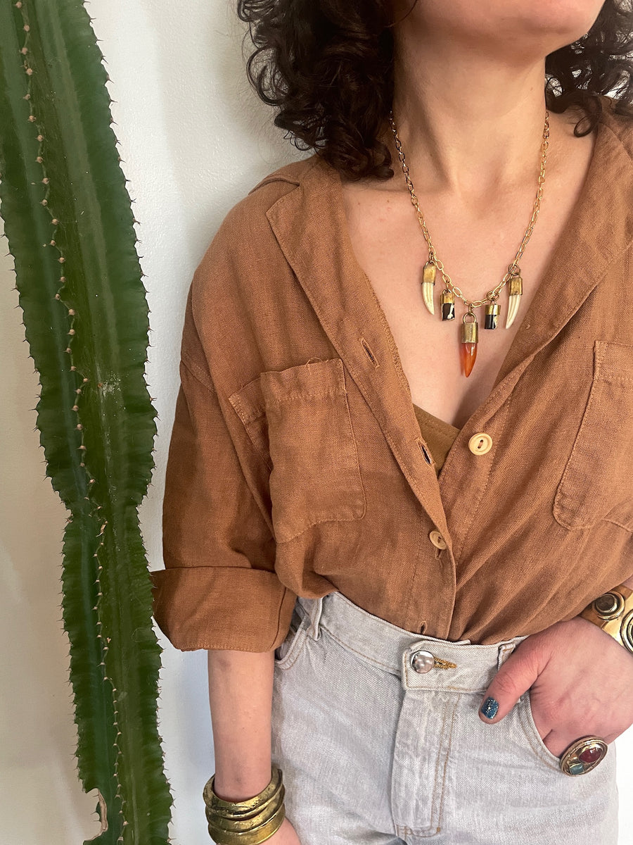 Safari Jane Necklace – Fossil & Hide
